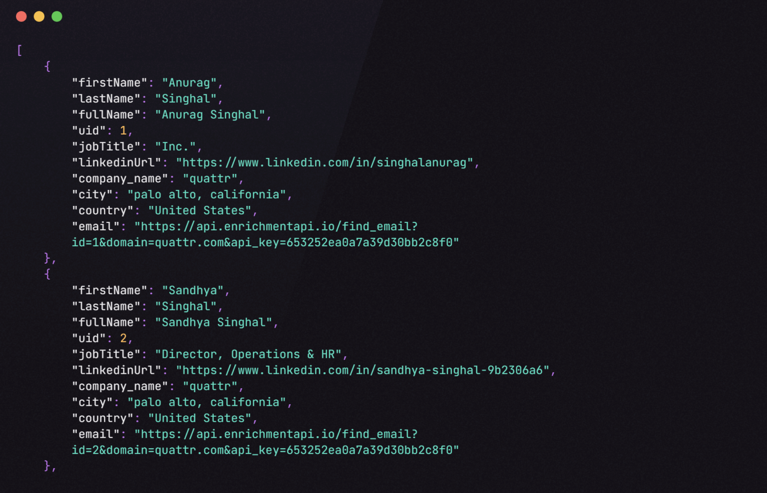 Employees Enrichment API | Get Fresh Data Points on Employees